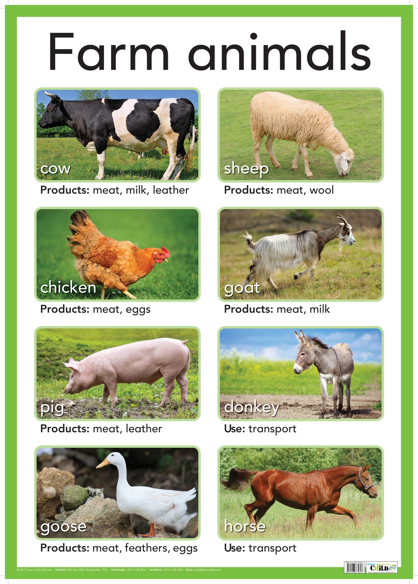 Farm animals – Clever Child