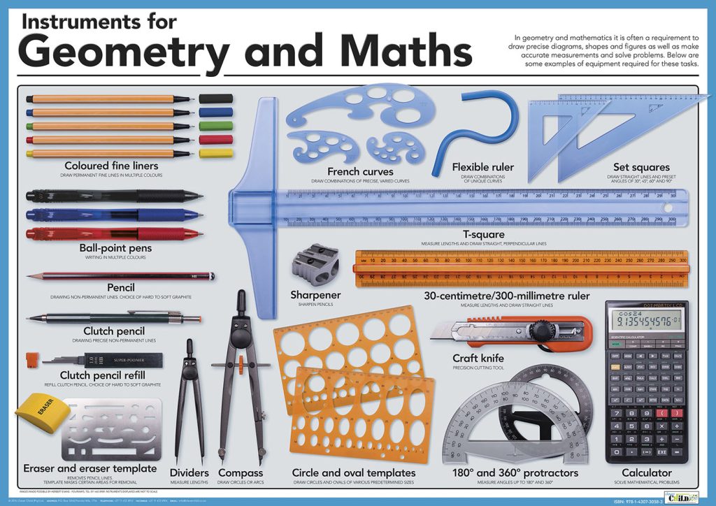 Instruments for geometry and maths – Clever Child