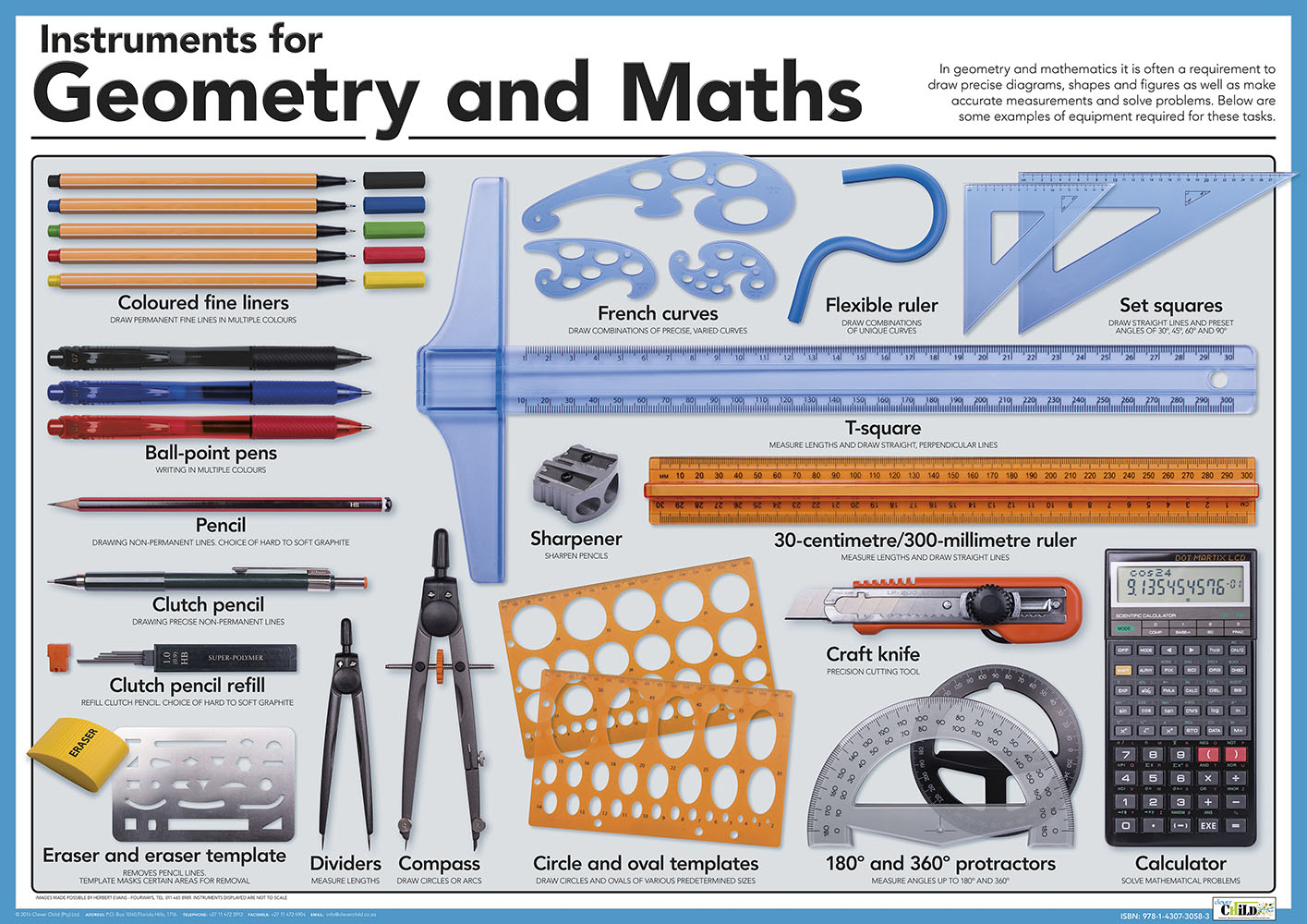 Instruments for geometry and maths – Clever Child